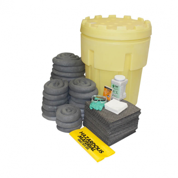 Kit antiderrames 95 galones universal | Guantes Sergo