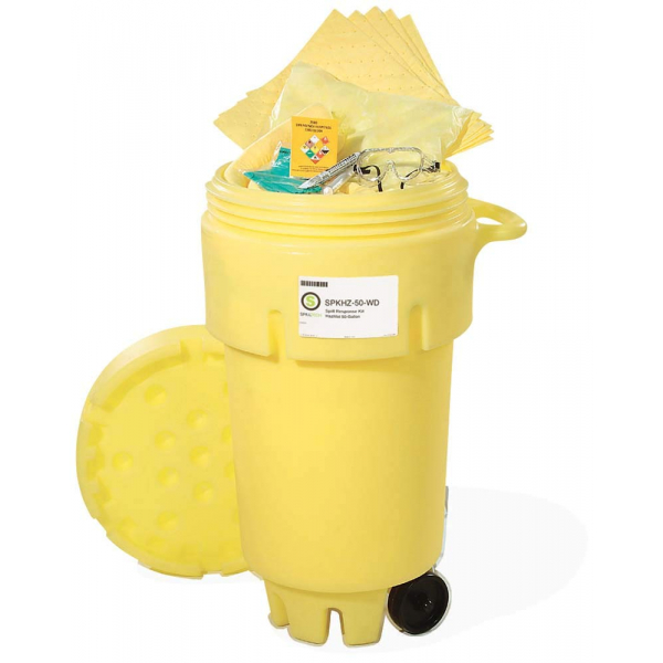 Spill pack container para kit de 50 galones | Guantes Sergo