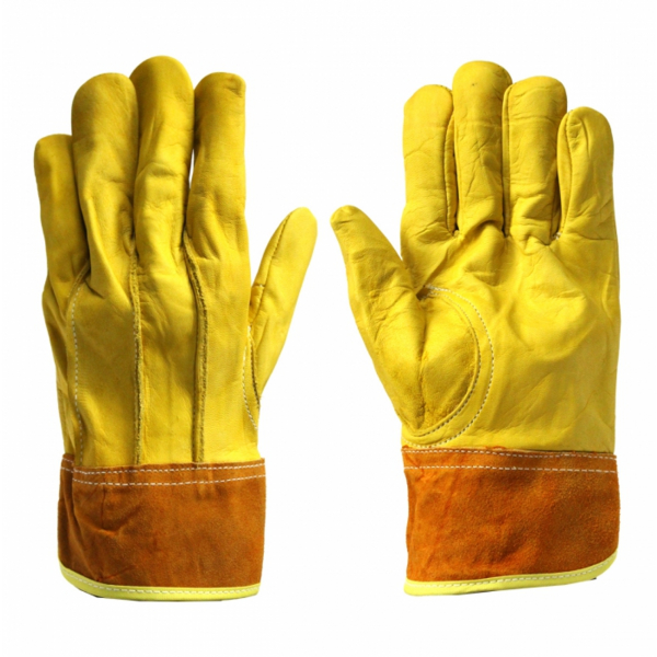 Guante de piel tipo electricista corto | Guantes Sergo